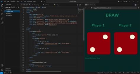 Hamza Khan On Linkedin Html Css Javascript Dom Dicegame Webdevelopment Frontenddev