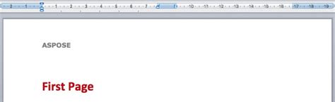 Manipulate Word Documents Insert Page Header Page Number