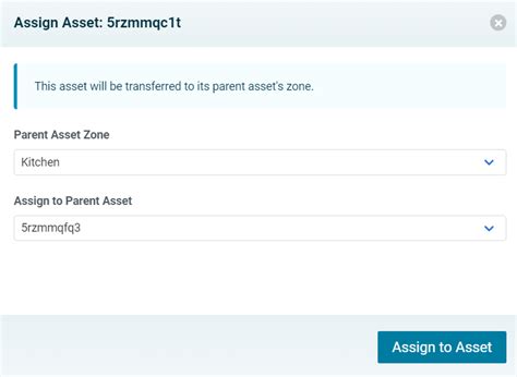 How To Assign A Component To An Asset On The Web App