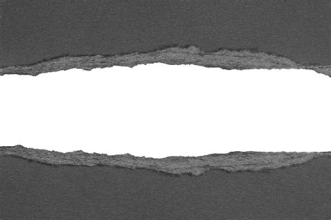 흰색 배경에 고립 된 검은 찢어진 종이 찢어진 가장자리 스트립 0명에 대한 스톡 사진 및 기타 이미지 0명 가장자리 검은