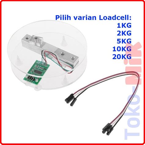In Stock Loadcell Load Cell Kit Hx711 Acrylic Arduino Digital Scale