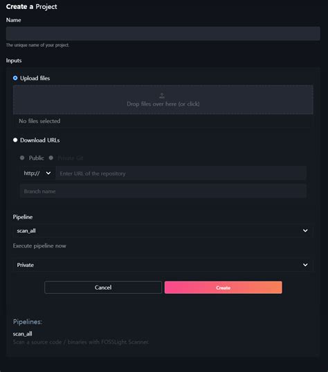 Enterprise Only Fosslight Scanner Service · Fosslight Guide
