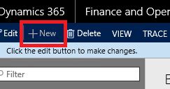 Hide The System Defined New Button In D365 AX