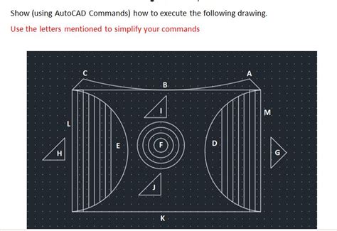 solved show using autocad commands how to execute the