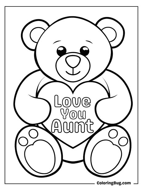 20 Aunt Mothers Day Coloring Pages Free Printable Pdfs