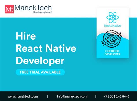 Manektech On Linkedin Hire React Native App Developers In India Usa