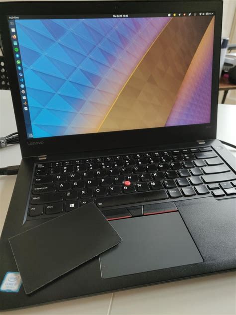 Goodbye Plastic Welcome Glass Successful Replacement Of Original Touchpad In A T470 With A