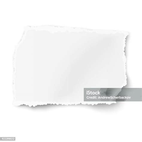흰색 바탕에 부드러운 그림자와 벡터 직사각형 사각형 비정형된 종이 스크랩 0명에 대한 스톡 벡터 아트 및 기타 이미지 0명