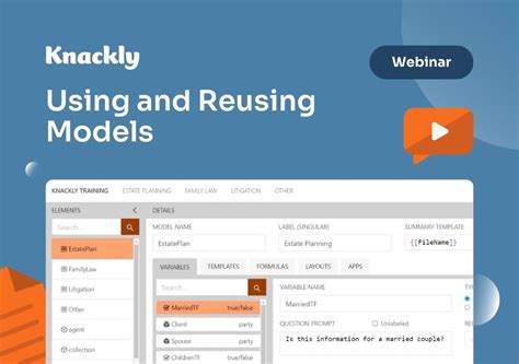 Using And Reusing Models Knackly