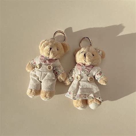 🔥 [new Open 빅세일] 🔥 빠른배송 1 1 특가 이벤트 귀여운 커플 곰돌이 커플 토끼 인형 키링 에이블리