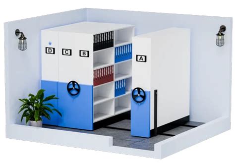 Mobile Compactor Storage Systems 27 X 12 Room Size Hospital Compactor