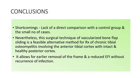L Shaped Corticotomy Osteomyelitis Ppt