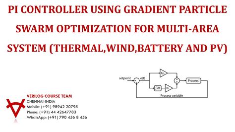 Pi Controller Using Gradient Particle Swarm Optimization For Multi Area System Youtube