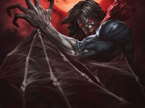 The Living Vampire Morbius The Living Vampire Comic Book Artwork Marvel