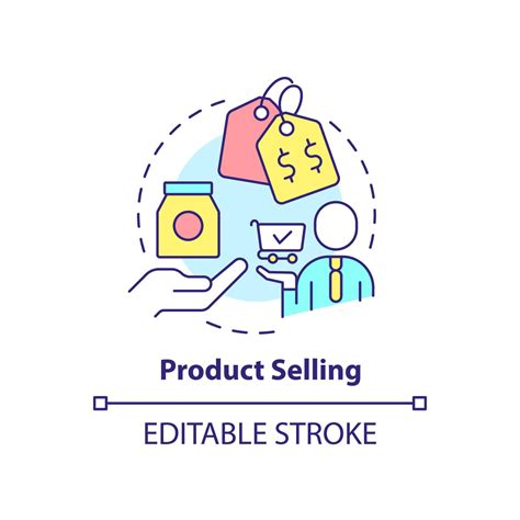 Product Selling Concept Icon Marketing Strategy Abstract Idea Thin Line Illustration Bringing