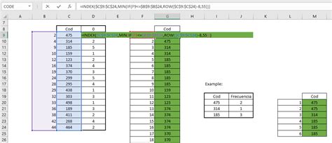 extremely difficult yet simple array excel formula problem any ideas