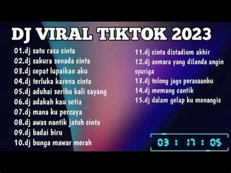 DJ SATU RASA CINTA X DJ SAKURA SENADA CINTA FULL ALBUM NONSTOP TERBARU ...