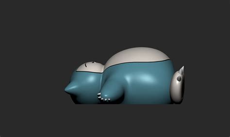 Stl File Pokemon Sleeping Snorlax 🐉・3d Print Design To Download・cults