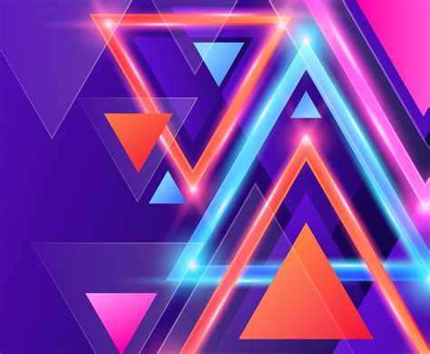 Triangular Gradient Light Background Freevectors