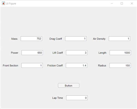 Ui In Matlab To Get Inputs To Be Used In A Script Stack Overflow