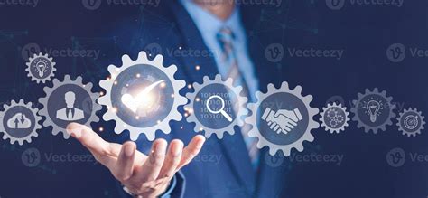 Business Process Management And Automation With Person Validating Document In Workflow Digital