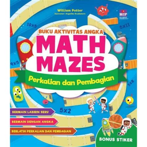 Promo Buku Aktivitas Angka Math Maze Perkalian Dan Pembagian Diskon 25