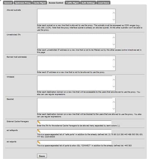 Pfsense Content And Url Filtering Section 1 Proxy Server