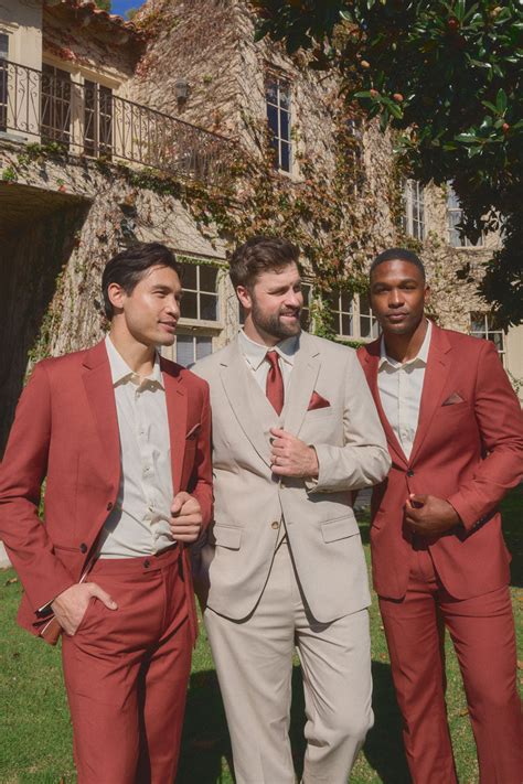 Burgundy Wedding Suits