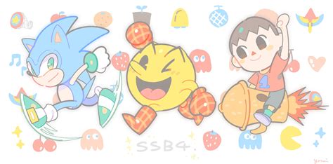 Yasaikakiage Blinky Pac Man Inky Pac Man Pac Man Pinky Pac Man Sonic The Hedgehog