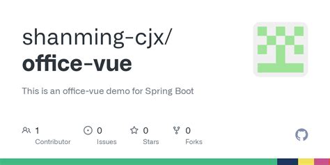 GitHub Shanming Cjx Office Vue This Is An Office Vue Demo For Spring Boot