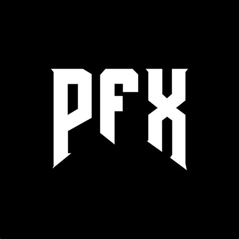 기술 회사 Pfx의 글자 로고 디자인 Pfx 로고 디자인 검은색과 색 컬러 조합 Pfx 로그 Pfx 터 Pfx 디자인 Pfx 아이콘 Pfx 알파 Pfx 타이포그래피 로고