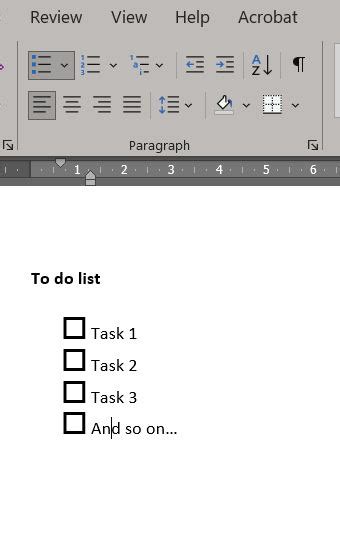 Word Insert Checkbox And Line Ilovelasopa
