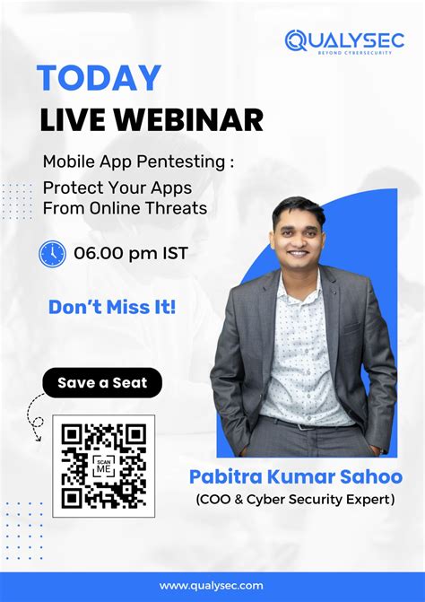 Webinar Mobile Application Security Webinar Event Onlinewebinar Ciso Mobileappsecurity