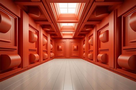 Premium Ai Image 3d Model Spatial Background Oc Rendering