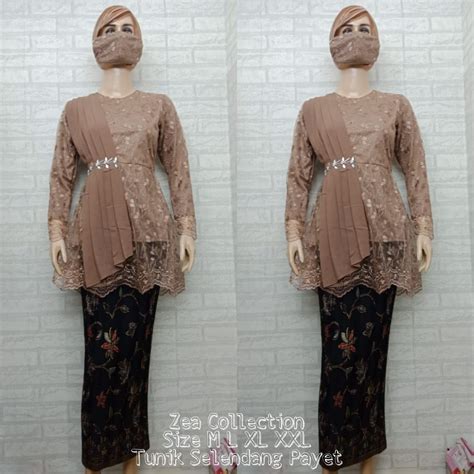 Jual Kebaya Pesta Kebaya Selendang Modern Shopee Indonesia