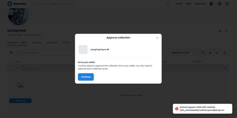 I Keep Getting This Error Im Using A Ledger Ropensea