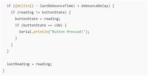 The Correct Method For Debouncing An Arduino Button