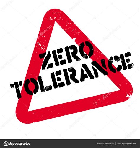 Zero Tolerance Rubber Stamp Stock Vector By ©lkeskinen0 135619552