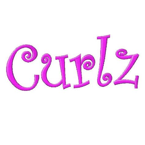Curlz Monogram Font Etsy