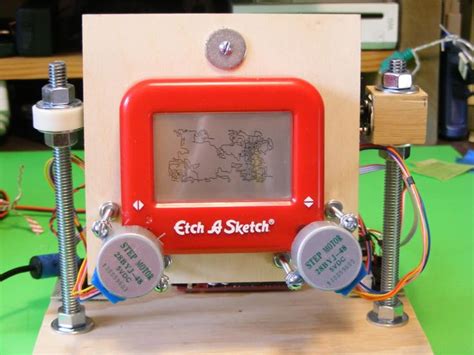 Arduino Controlled Pocket Etch A Sketch Random Walk Simulation Arduino Arduino Projects Diy