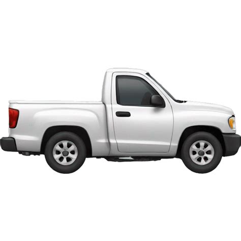 Pickup Truck Profile Emoji