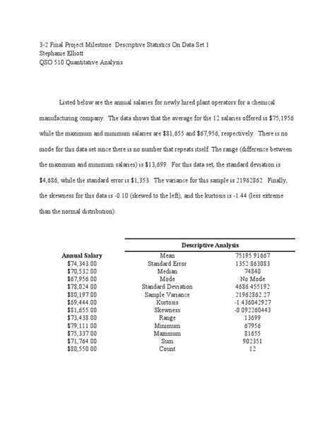 2 1 data set homework descriptive statistics on data set 1 pdf