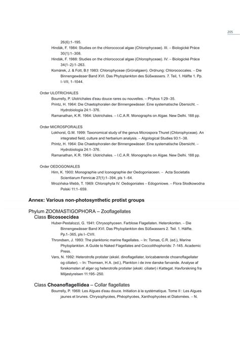 204 Class Charophyceae Or