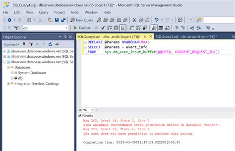 Permission To Retrieve Server State Data In Azure SQL Stack Overflow