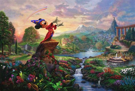 Mickey Mouse Kincaid Fantasia Disney Art Disney Images Disney