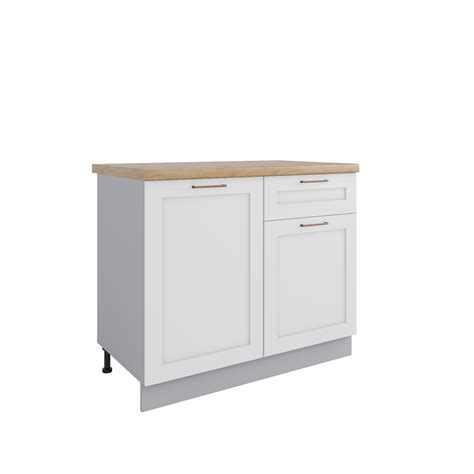 Кухня Модуль СШ 1000 Квадро Белый кожа купить по выгодной цене Оптовый интернет магазин