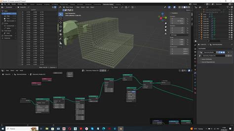 How To Create A Grid In Geo Nodes Inside An Object Particles And