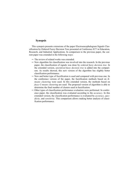 Pdf Identification Of Persons With Epilepsy From Electroencephalogram Signals Using Fuzzy