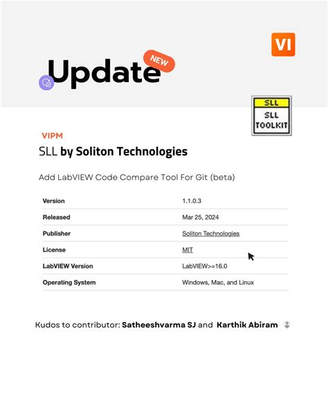 vipm discover labview tools on linkedin new update sll by soliton technologies add labview