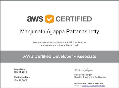 Manjunath Pattanashetty On Linkedin Aws Certified Developer Associate